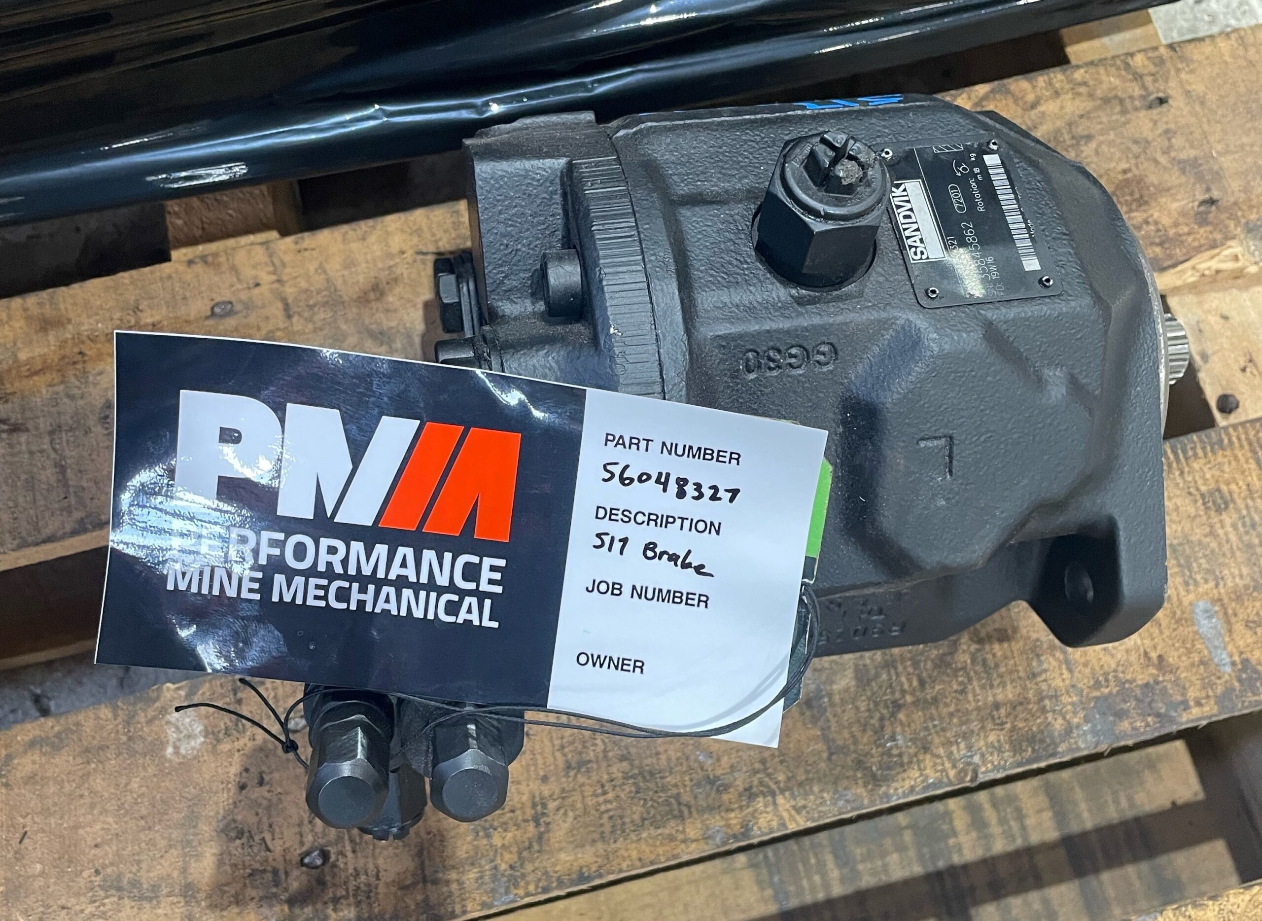 LH517 Brake Pump – Performance Mine Mechanical